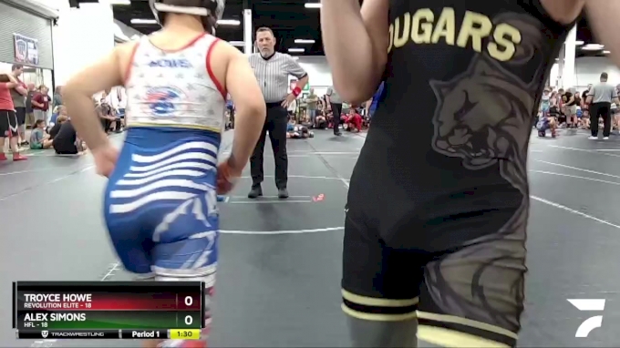 100 lbs Round 7 (8 Team) - Troyce Howe, Revolution Elite vs Alex Simons ...