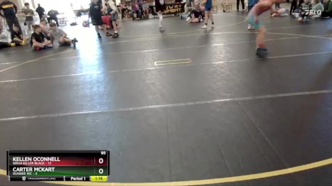 85 lbs Round 4 (6 Team) - Carter McKart, Dundee WC vs Kellen Oconnell ...