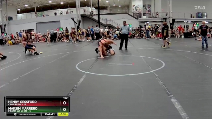 150 lbs Round 2 (8 Team) - Henry Gessford, Cavalier WC vs Maksim ...