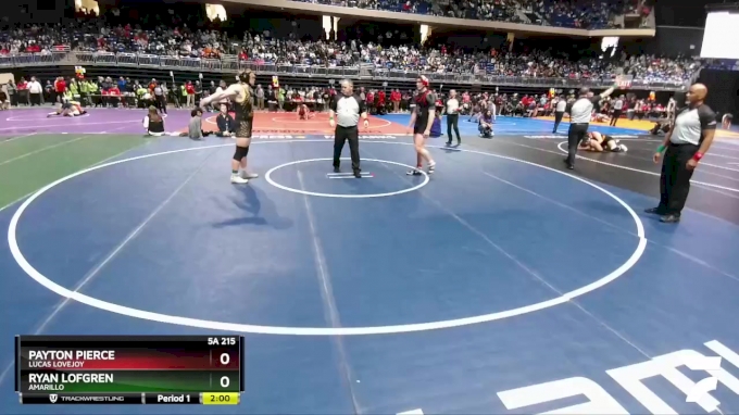 5A 215 lbs Champ. Round 1 - Payton Pierce, Lucas Lovejoy vs Ryan ...