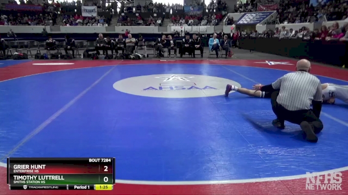 7A 132 lbs 1st Place Match - Timothy Luttrell, Smiths Station Hs vs ...
