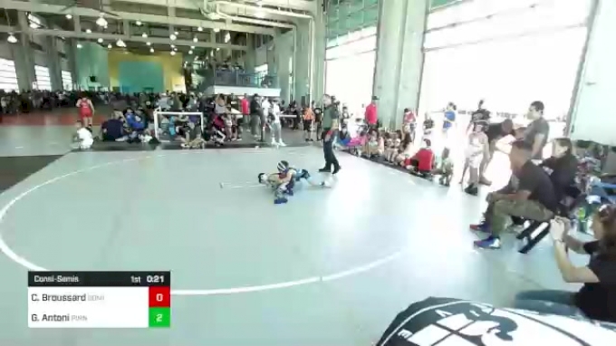 58 lbs Consolation - Christian Broussard, Dominate WC vs Gavin Antoni ...