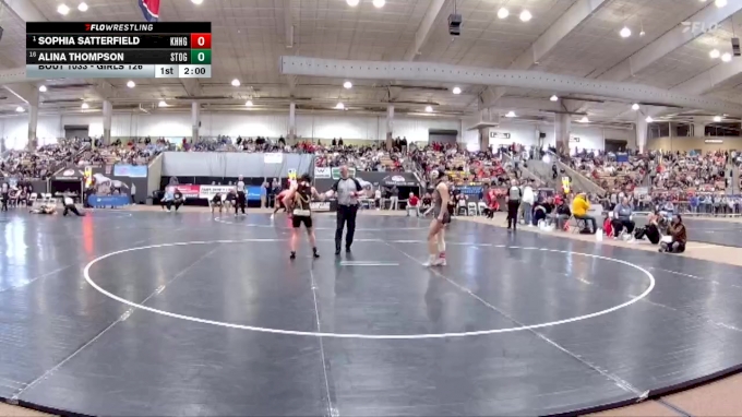 Girls 126 lbs Champ. Round 1 - Sophia Satterfield, Knoxville Halls High ...