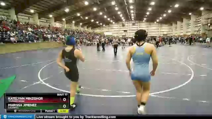 135 lbs Champ. Round 1 - Marissa Jimenez, Caldwell vs Katelynn Minzghor ...