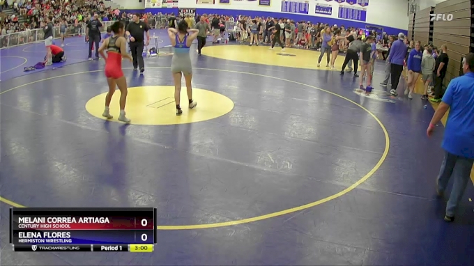 135 lbs Cons. Round 3 - Melani Correa Artiaga, Century High School vs ...