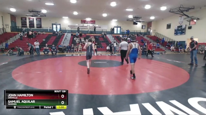 106 lbs 5th Place Match - Samuel Aquilar, Warden vs John Hamilton, Oroville