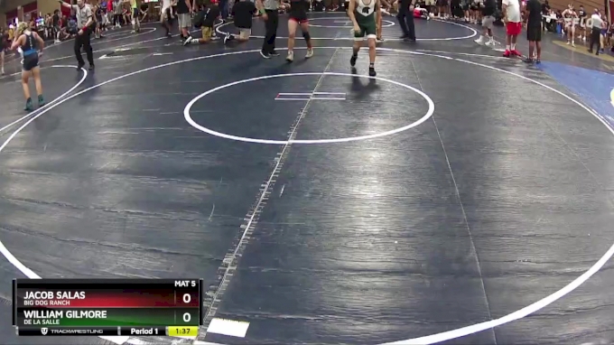 133 lbs Champ. Round 1 - William Gilmore, De La Salle vs Jacob Salas ...