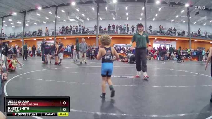 50 lbs Quarterfinal - Rhett Smith, Devil Cats vs Jesse Sharp, Reverence ...