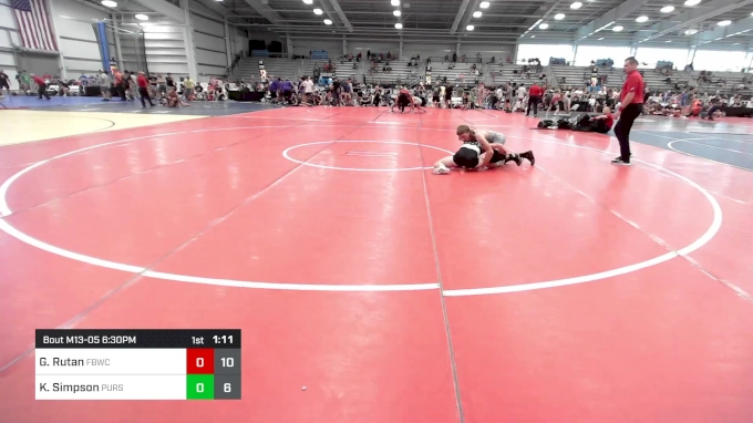 126 lbs Rr Rnd 2 - Gage Rutan, Fight Barn WC vs Kyle Simpson, Pursuit ...