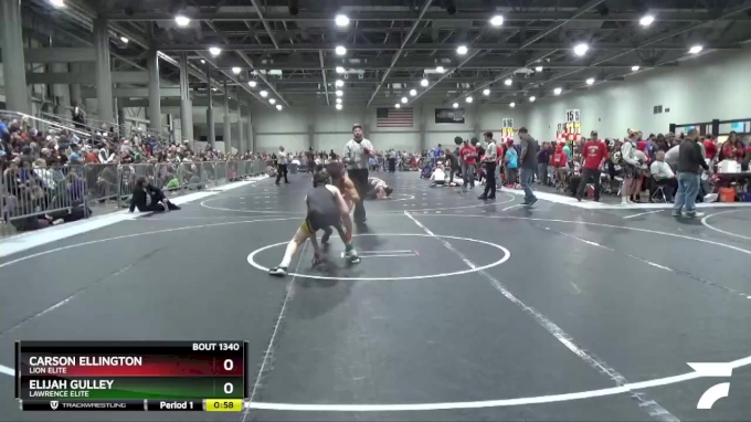 120 lbs Cons. Semi - Carson Ellington, Lion Elite vs Elijah Gulley ...