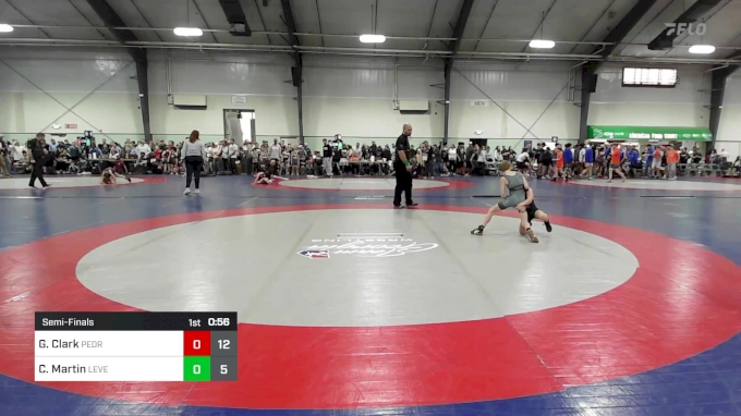 60 lbs Semifinal - Grayson Clark, Pedraza Wrestling vs Connor Martin ...