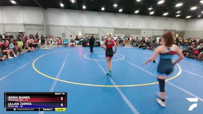 112 lbs Placement Matches (8 Team) - Senna Grassman, Tennessee Red vs ...