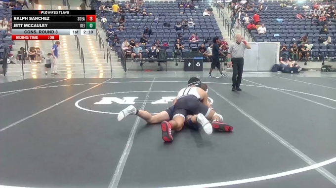 197 lbs Cons. Round 3 - Ralph Sanchez, Southeastern vs Jett MCcauley ...