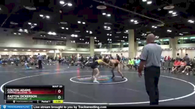 170 lbs Round 5 (8 Team) - Colton Adams, Montana Williston vs Easton ...
