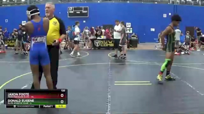 125 lbs Round 5 (6 Team) - Donald Eugene, Elite Athletic Club vs Jaxon ...