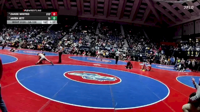 3A-106 lbs Cons. Round 1 - Javen Jett, Dawson County vs Zakee Whited ...