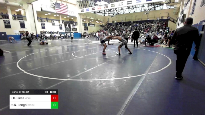 172 lbs Consi Of 16 #2 - Casey Liess, McQuaid Jesuit vs Ryan Lengal ...
