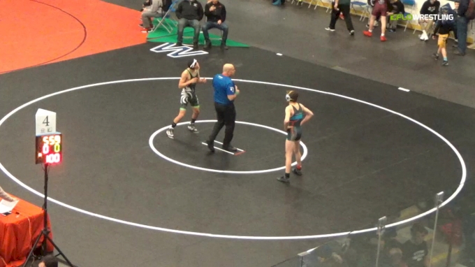 124 lbs Consi Of 8 #2 - Cavin Napoletano, Kt Kidz vs Ariel Escalante ...