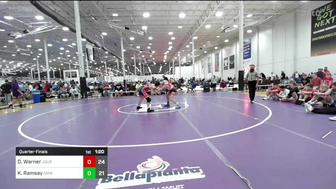 174 lbs Quarterfinal - Dylan Warner, Journeymen Wrestling vs Keegan ...