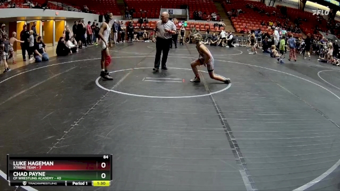 84 lbs Round 4 (8 Team) - Chad Payne, CP Wrestling Academy vs Luke ...