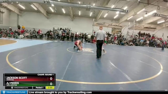 165 lbs Champ. Round 1 - AJ Ferris, Wellington vs Jackson Scott, Horizon