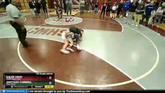 118-134 lbs 1st Place Match - Santiago Cabrera, GOLD RUSH vs Kaleb ...