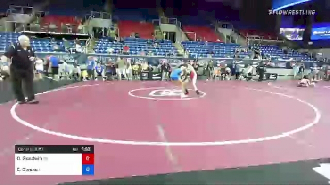 88 lbs Consi Of 8 #1 - Daniel Goodwin, Colorado vs Chrystian Owens, Arizona