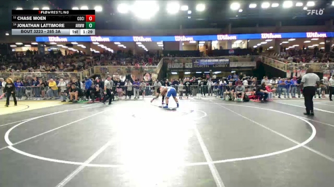 285 3A Quarterfinal - Jonathan Lattimore, Armwood vs Chase Moen, Cooper ...