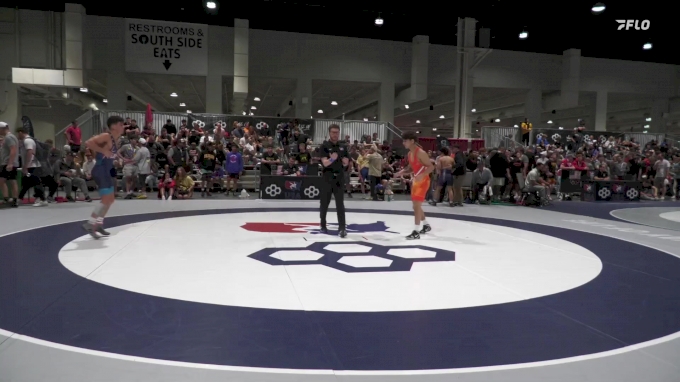 57 lbs Champ. Round 1 - Ronnie Ramirez, Pounders WC vs Matthew Marlow ...
