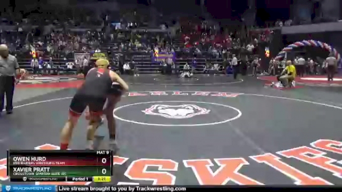 125 lbs Champ. Round 2 - Xavier Pratt, Crosstown Spartan Elite WC vs ...