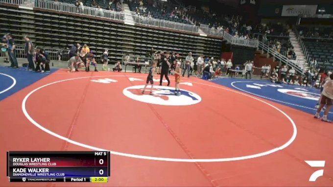 53 lbs 1st Place Match - Ryker Layher, Douglas Wrestling Club vs Kade ...