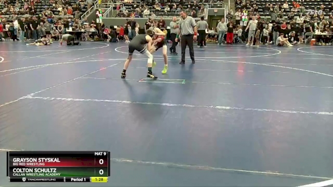 95 lbs Cons. Round 3 - Grayson Styskal, Big Red Wrestling vs Colton ...