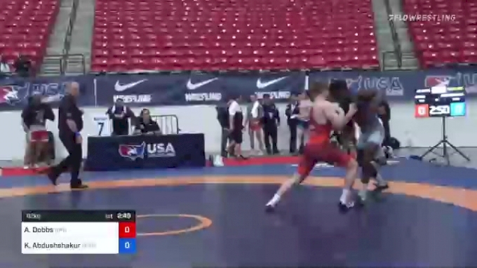 82 kg 7th Place - Aaron Dobbs, NMU-National Training Center vs Khalil ...