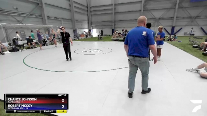 195 lbs 4th Wrestleback (16 Team) - Chance Johnson, Kansas Red vs ...