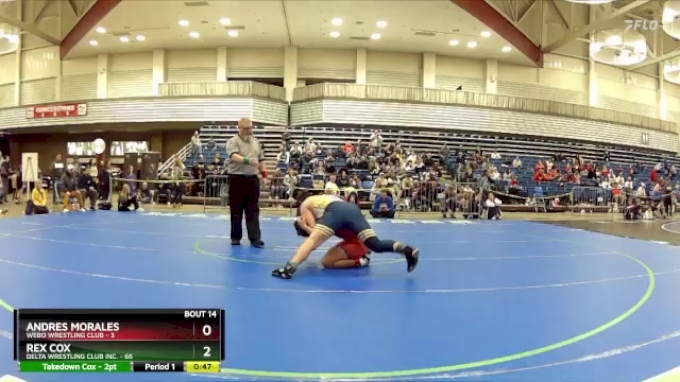 175 lbs Round 5 (6 Team) - Rex Cox, Delta Wrestling Club Inc. vs Andres ...