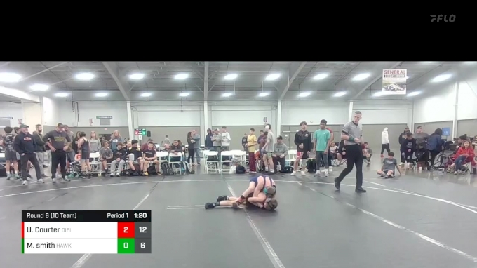 84 lbs Round 6 (10 Team) - Urijah Courter, Diamond Fish vs Mason Smith ...