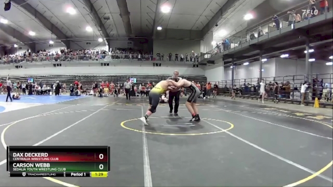 175 lbs Semifinal - Dax Deckerd, Centralia Wrestling Club vs Carson ...
