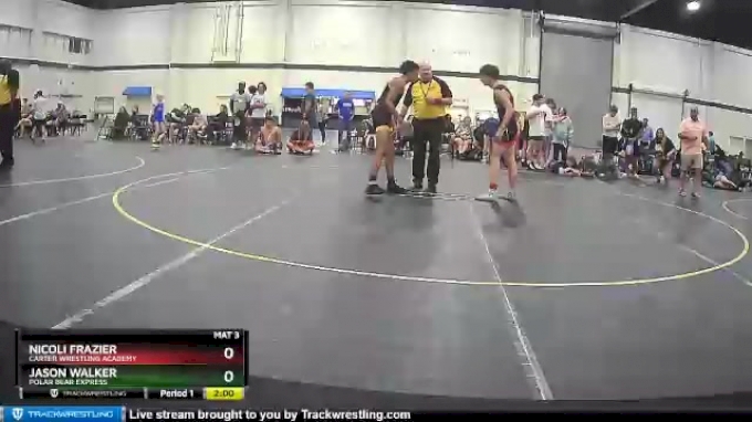 130 lbs Round 2 - Nicoli Frazier, Carter Wrestling Academy vs Jason ...