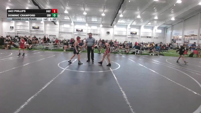 84 lbs Round 9 (10 Team) - Jaci Phillips, 84 Athletes vs Dominic ...