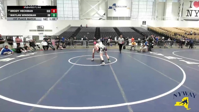 160 lbs 1st Place Match - Waylan Winseman, HF-L Wrestling vs Brody ...