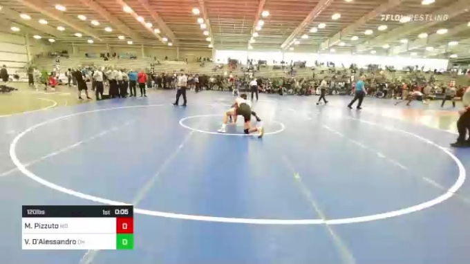 120 lbs Semifinal - Michael Pizzuto, MD vs Vinnie D'Alessandro, OH