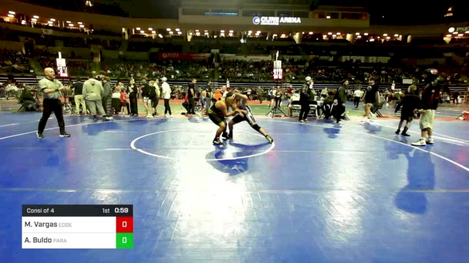 144 lbs Consi Of 4 - Mason Damian Vargas, Edgewater vs Ambrose Buldo ...