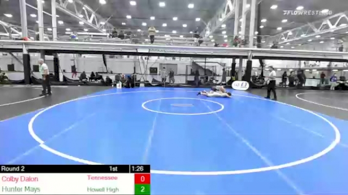 160 lbs Rr Rnd 2 - Colby Dalon, Tennessee Wrestling Academy vs Hunter ...