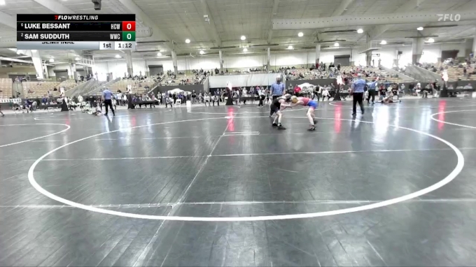 80 lbs Semifinal - Luke Bessant, Higher Calling Wrestling vs Sam ...