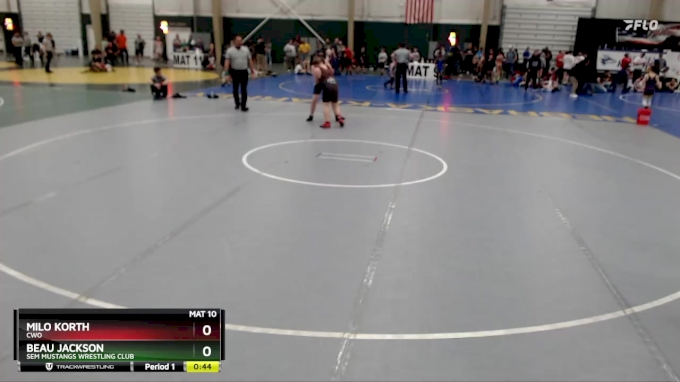 160 lbs 1st Place Match - Beau Jackson, SEM Mustangs Wrestling Club vs ...