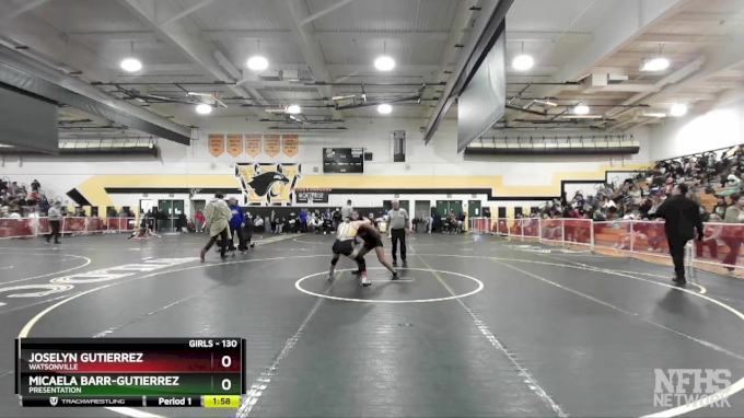 120 lbs Cons. Round 1 - Yolanda Martinez, Greenfield High vs Kaili ...