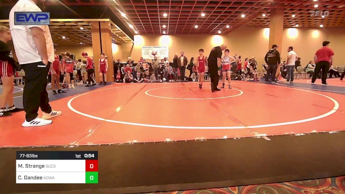 77-83 lbs 3rd Place - Mason Strange, Buccaneer Wrestling vs Conner ...
