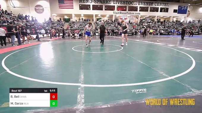 135 lbs Round Of 16 - Brendan Bell, OKWA vs Mathius Garza, Inland Elite ...