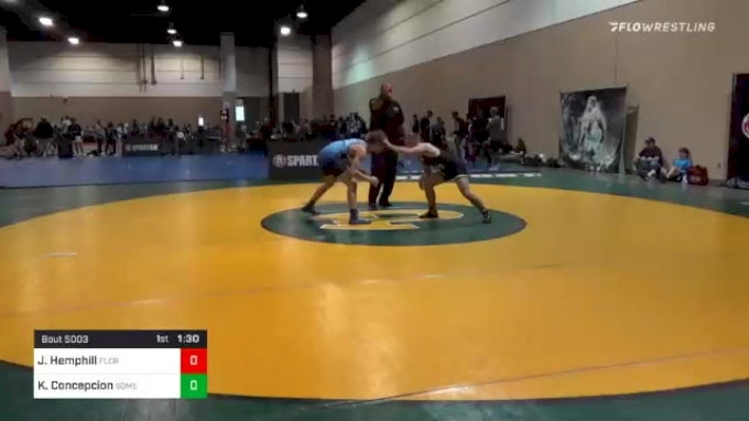 132 lbs Prelims - Jackson Hemphill, Florida vs Kevin Concepcion ...