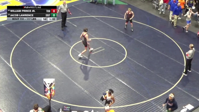 117 lbs Consi Of 32 #2 - William Prince Jr., Trinity vs Jacob Lawrence ...